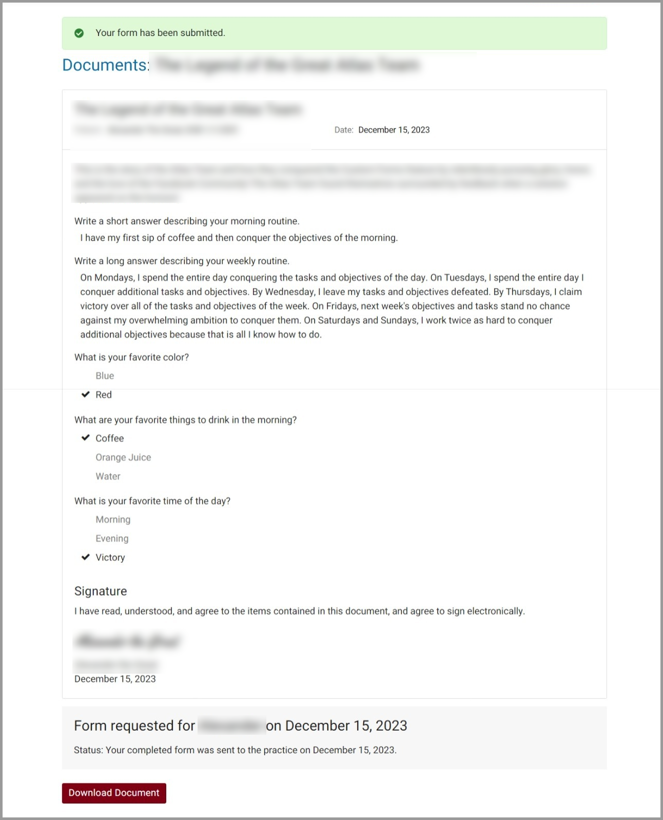 What's New: Custom Portal Forms
